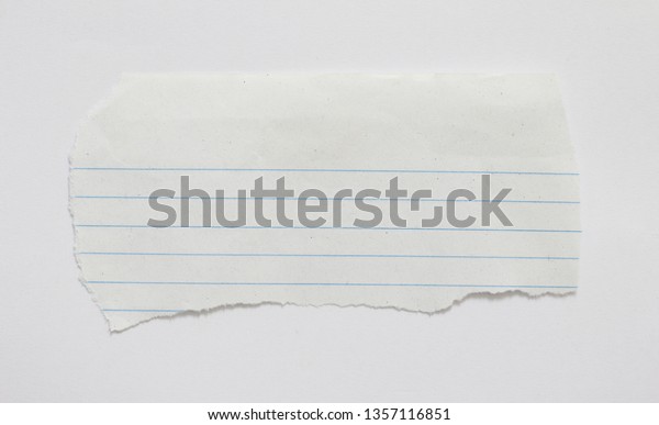 Torn Notebook Dashed Line Sheet On Stock Photo 1357116851 | Shutterstock