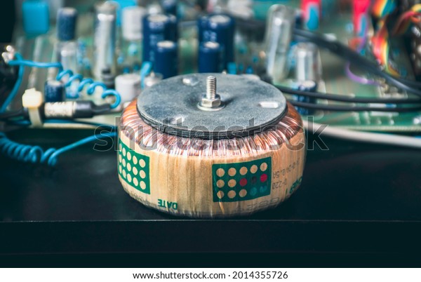 Toroidal Transformer Electrical Step Down Ac Stock Photo 2014355726 ...
