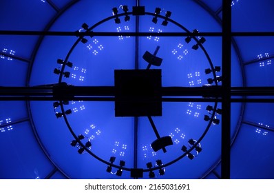Tower Clock Inside Clock Wallpaper Time Stock Photo 2165031691 ...