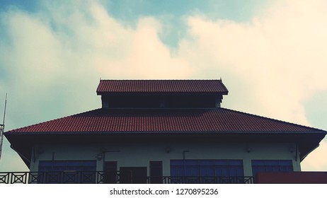 Orange Tile Roof Thai Building On Stock Photo 748491319 | Shutterstock