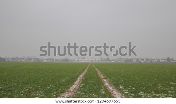 Track Across Fields Stock Photo 1294697653 | Shutterstock