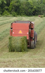 Tractor Pulling Large Round Baler Pick Stock Photo 201633077 | Shutterstock