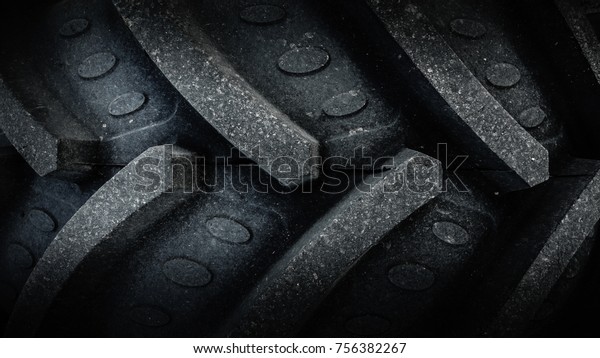 Tractor Tread Pattern Shown High Contrast Stock Photo 756382267 ...