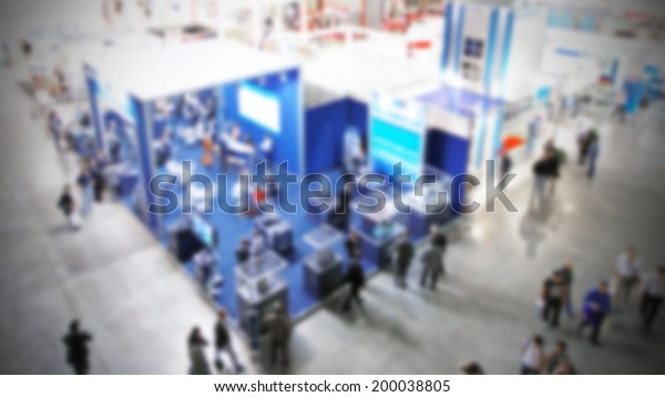 Trade Show Background Blurred Post Production Stock Photo 200038805 ...