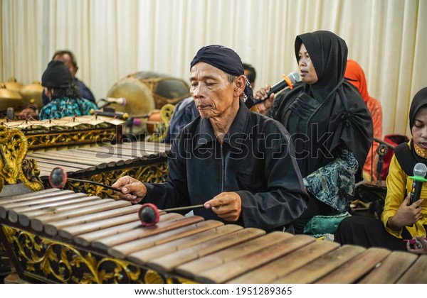 Traditional Musical Instruments Central Java Indonesia Stock Photo ...
