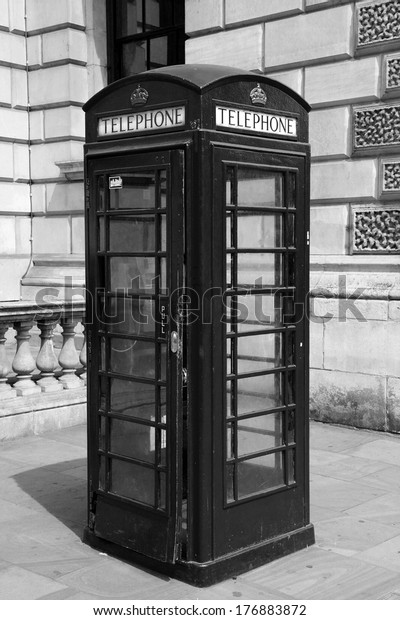 Traditional Telephone Booth London Black White Stock Photo (Edit Now ... Traditional Telephone Booth London Black White Stock Photo (Edit Now ...