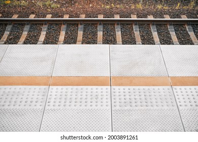 Train Platform Pavement Floor Pattern Railway Stock Photo 2003891261 ...