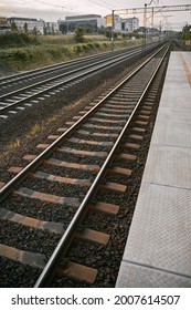 Train Platform Pavement Floor Pattern Railway Stock Photo 2007614507 ...