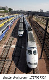 Train Sorting Station Rail Network Stock Photo 1727029324 | Shutterstock