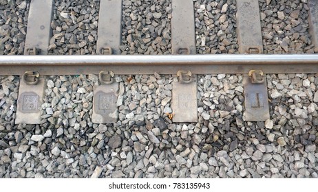 Side View Piece Railroad Track Detail Stock Photo 1250439499 | Shutterstock