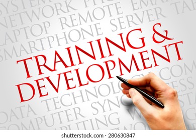 Training Development Word Cloud Concept Stock Photo 280630847 ...