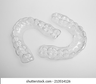 Translucent Upper Lower Essix Retainers On Stock Photo 213514126 ...