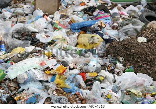 Trash Background Stock Photo (Edit Now) 76074313