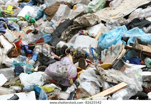 Trash Background Stock Photo (Edit Now) 82625542