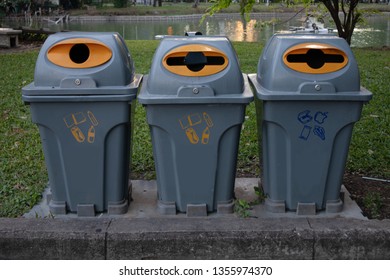 Trash Classification Bin Recycle Garbage Stock Photo (Edit Now) 1355974370