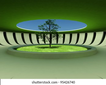 Tree Abstract Interior Light Ceiling Stock Photo 95426740 | Shutterstock