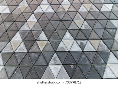 Triangle Concrete Block Pattern Stock Photo 733998712 | Shutterstock