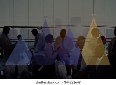 Triangle Graph Analysis Comparison Concept Stock Photo (Edit Now) 340901960