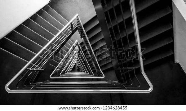 Triangular Emergency Staircase Stock Photo 1234628455 | Shutterstock