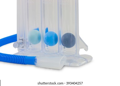 Triflow Incentive Spirometer Inhalation Exercise Isolated Foto de stock ...