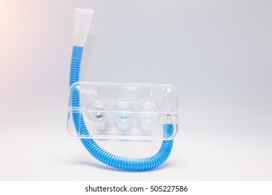 Triflow Incentive Spirometer Inhalation Exercise Stock Photo 505227586 ...