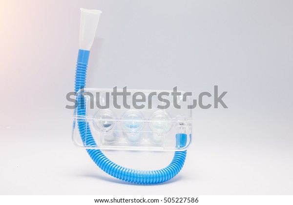 Triflow incentive spirometer for inhalation exercise