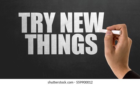 Try New Things Stock Photo 559900012 | Shutterstock