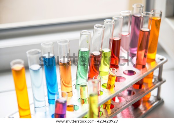 Tubes Liquid Stock Photo (Edit Now) 423428929