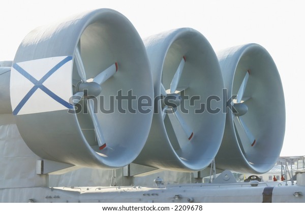 Turboprop Engine Naval Hovercraft Stock Photo 2209678 | Shutterstock