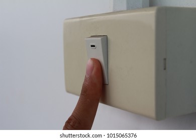 Turn Off Light Switch Power Stock Photo 1015065376 | Shutterstock
