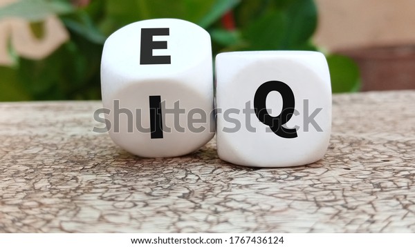 Turns Dice Changes Expression Iq Intelligence Stock Photo 1767436124 ...