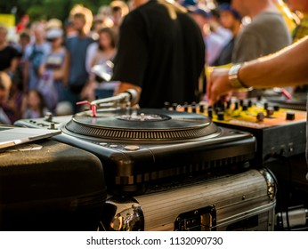 Turntable Dj Setup Stock Photo (Edit Now) 1132090730