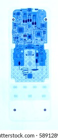 Tv Remote Control Under Xrays Blue Stock Photo 589128944 | Shutterstock