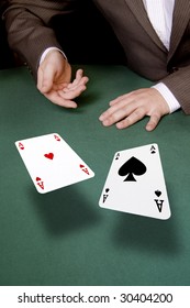 Two Aces Stock Photo 30404203 | Shutterstock