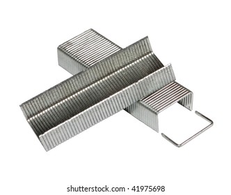 Two Bars Staples Isolated White Background Stock Photo 41975698 ...