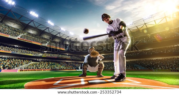 two baseball player in action