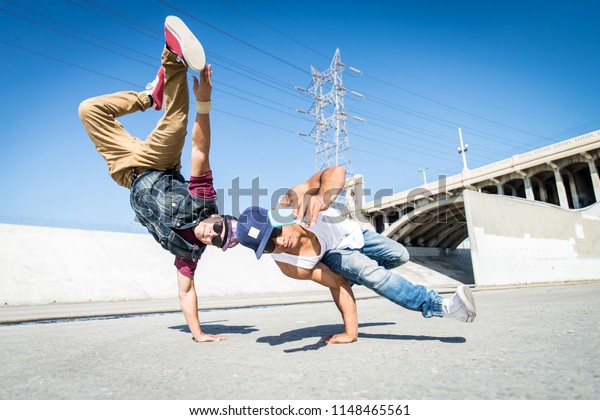 Two Bbys Doing Some Stunts Street Stock Photo 1148465561 | Shutterstock