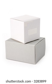 Two Boxes White Background Stock Photo 3283899 | Shutterstock