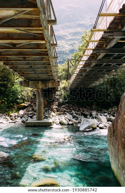 Two Bridges Run Parallel Each Other Stock Photo 1930885742 | Shutterstock