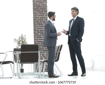 Two Business Executives Talking About Business Stock Photo 1067775719 ...