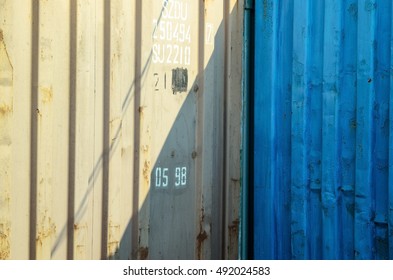 Two Cargo Ship Containers Texture Stock Photo 492024583 | Shutterstock