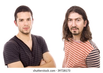 Cool Two Friends Guys Standing Back Stock Photo 55156222 | Shutterstock