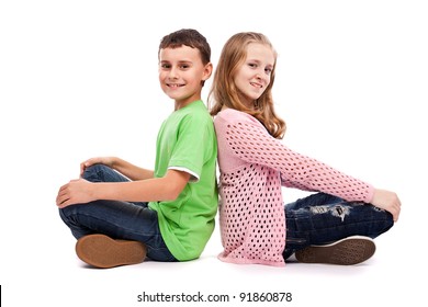 1,994 Back brother sister sitting Images, Stock Photos & Vectors ...