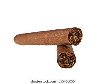 Two Cigars One On Another On Stock Photo 355465055 | Shutterstock