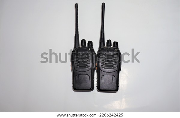 Two Communication Tools On Black White Stock Photo 2206242425 ...
