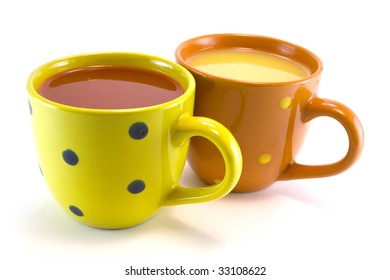 Two Cups Different Drinks Stock Photo 33108622 | Shutterstock