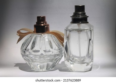 Two Different Empty Perfume Bottles Stock Photo 2137623889 | Shutterstock