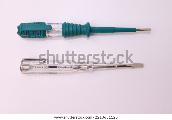 Two Different Types Electrical Ac Current Stock Photo 2210651125 ...