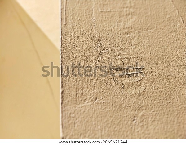 Two Different Wall Background Textured Smooth Stock Photo 2065621244 ...