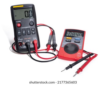 Two Digital Multimeters Electronics Probes Black Stock Photo 2177365603 ...